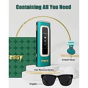 Laser Hair Removal with Cooling System, Permanent Hair Removal Device for Women and Men, Painless At-Home IPL Hair Removal for Facial Legs Arms Bikini Line Whole Body