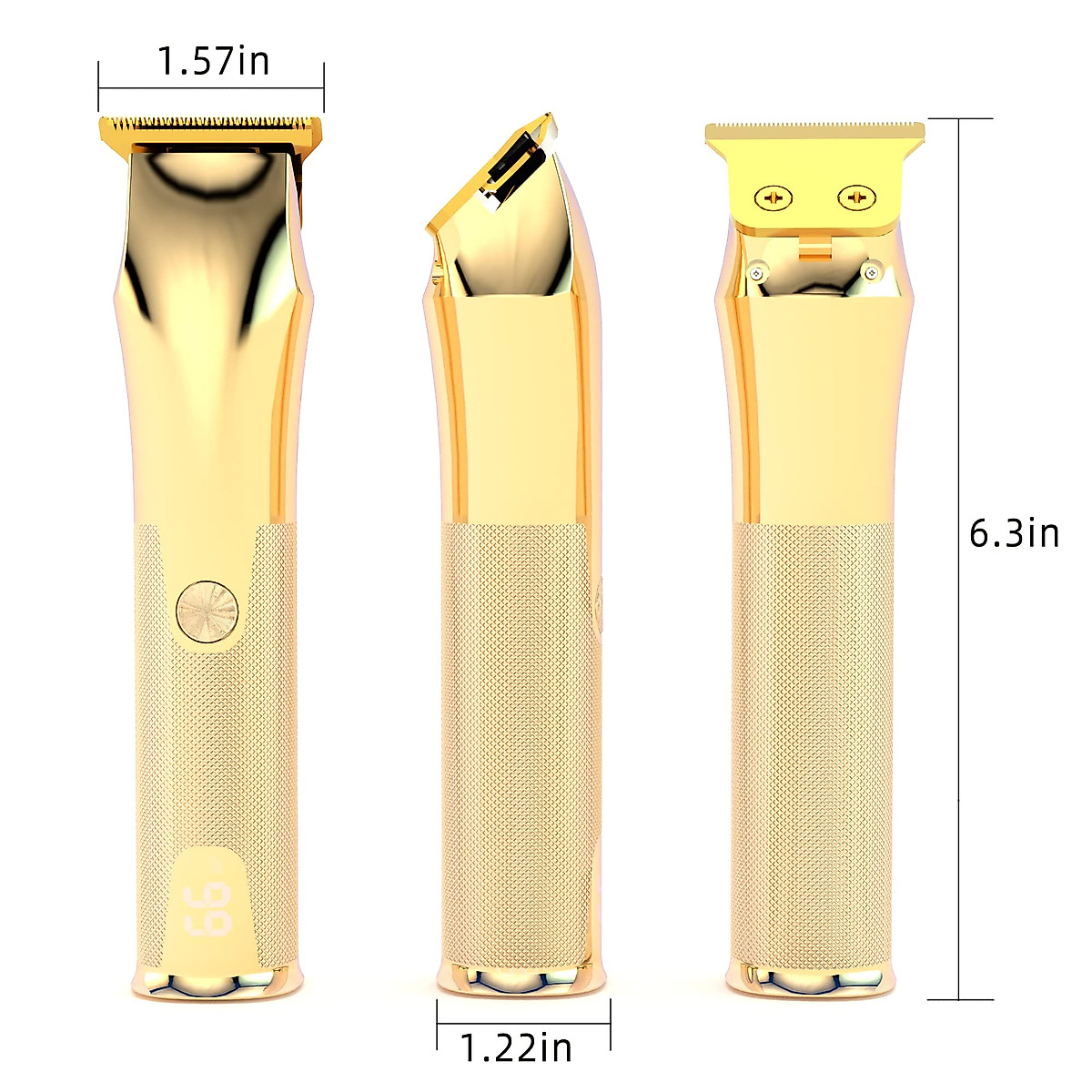 NIKULA STAR clippers for hair cutting,liners for men clippers,t blade trimmer for men,edgers clippers for men,cordless zero gapped trimmer hair clippe rechargeable with display for man ,woman (golden)
