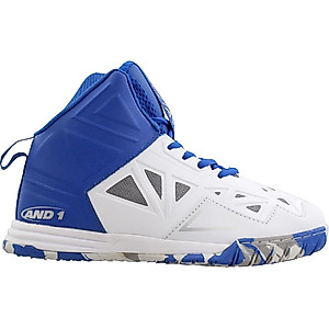 AND1 Kids Boys Chaos Basketball Sneakers Shoes - Blue, White - Size 4.5 M