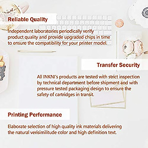 InkNI 60XL Remanufactured Ink Cartridge Replacement for HP 60XL 60 XL CC641WN CC644WN for PhotoSmart C4780 C4795 C4680 Envy 100 110 114 120 Deskjet F4480 F4280 F4580 D2680 Printer (Black, Tri-Color)