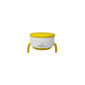 Baby's Brew The 2 in 1 Collapsible Snack and Straw Cup -Yellow