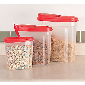 WalterDrake Pour and Store Plastic Dispensers Set of 3 Food Storage Container
