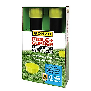 Gonzo 5016 Gopher Repeller, Black