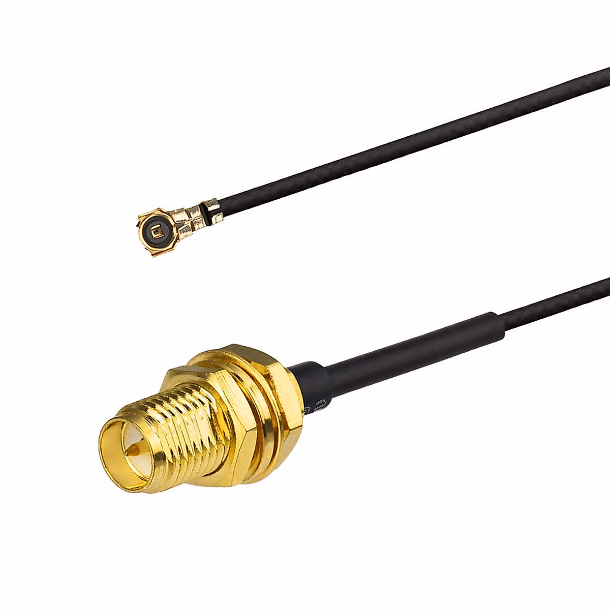 Bingfu Dual Band WiFi 2.4GHz 5GHz 5.8GHz 6dBi RP-SMA Male Antenna & 20cm 8 inch U.FL IPX IPEX MHF4 to RP-SMA Female Extension Cable 2-Pack for M.2 NGFF Intel Wireless Network Card WiFi Adapter Laptop