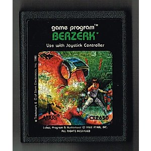 Berzerk - Atari 2600 - CX2650 - Video Game - Cartridge Only - 1982