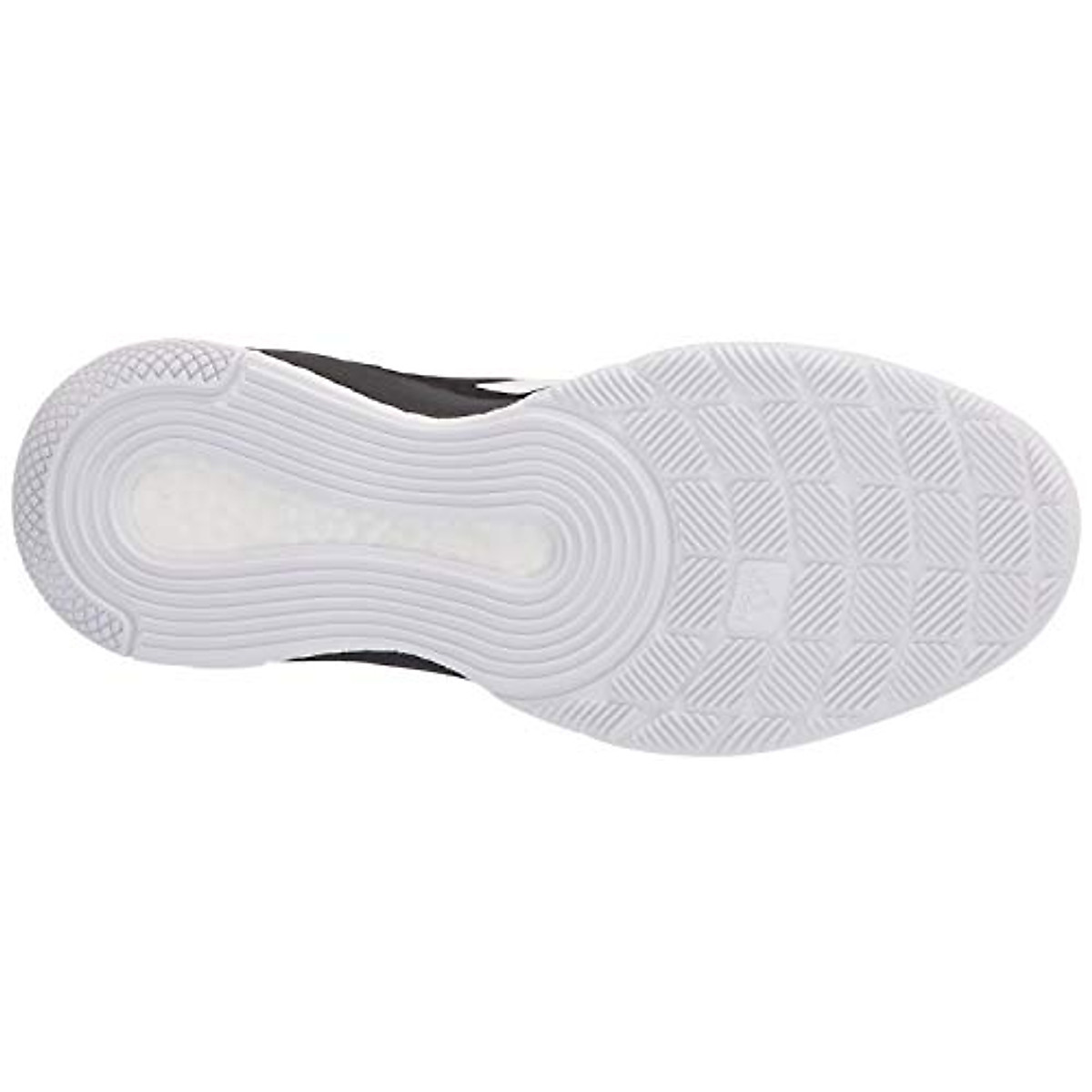 adidas Women's Crazyflight Volleyball Shoe, Black/White/Black, 8