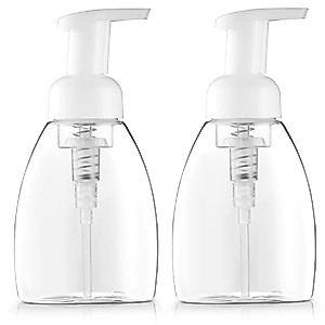 Bar5F Foaming Soap Dispenser Pump Bottle for Dr. Bronner's Castile Liquid Soap 8.5-Ounce Pack of 2