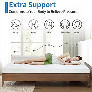 CL.HPAHKL Gel Memory Foam Mattress 6 inch King Size Mattress with Removable Soft Cover Medium Firm Mattresses CertiPUR-US Certified/Bed-in-a-Box for Cool Sleep Relieving Pressure Relief