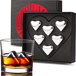 Gifts for Him Husband Boyfriend,Whiskey Stones for Chilling Whiskey,Unique Whiskey Gifts for Men Husband,Anniversary Valentines Day Love Birthday Gifts for Men Wife,Bourbon Gifts for Men