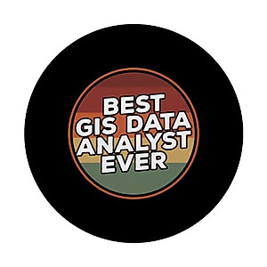 Vintage Best GIS Data Analyst Ever PopSockets Standard PopGrip