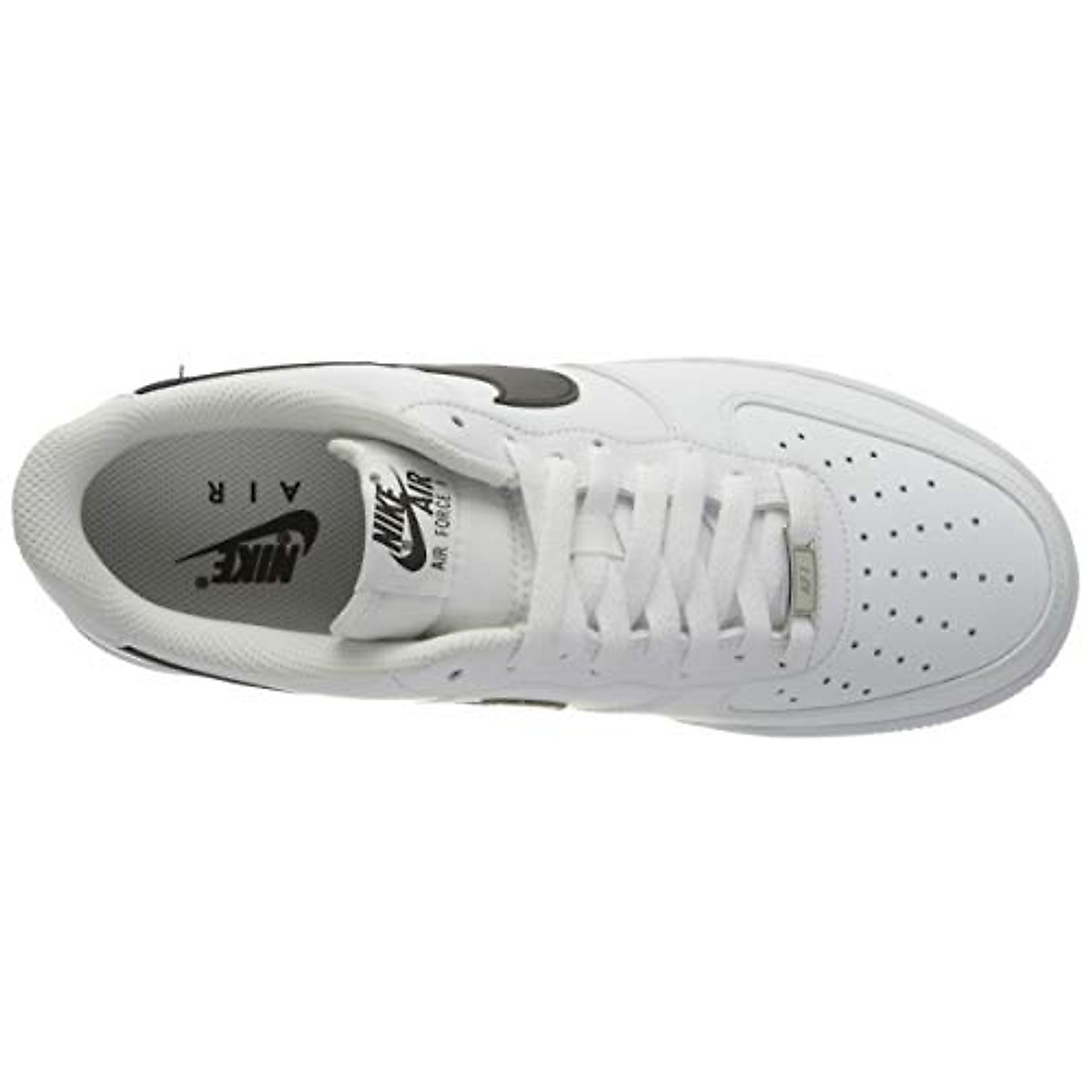 Nike Men's Basketball Shoes, White/Black, 9 US