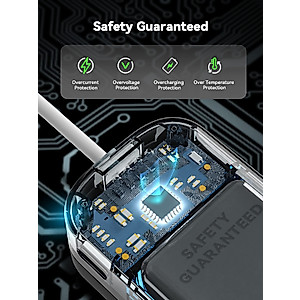 MOJOXR 4000mAh Battery Pack Accessories Compatible with Quest 2, Rechargeable Power Bank Extended 2hrs Extra Playtime, Fit for The Quest 2 Soft&Elite Strap and Most 3rd-Party Head Strap