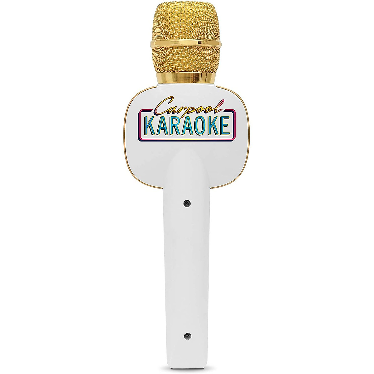 Singing Machine Official Carpool Karaoke, The Mic, Bluetooth Microphone for Cars, White (CPK545) (Renewed)
