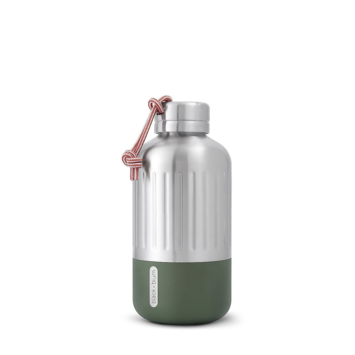 black+blum Explorer Insulated Flask, Small, Olive, 650 ml