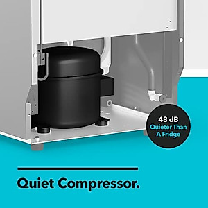 Vremi Commercial Grade Ice Maker - Produces 100 Pounds of Ice in 24 Hrs with 29 Pounds Storage Bin - Stainless Steel, Freestanding Automatic Clear Cube Ice Making Machine Perfect for Home or Business