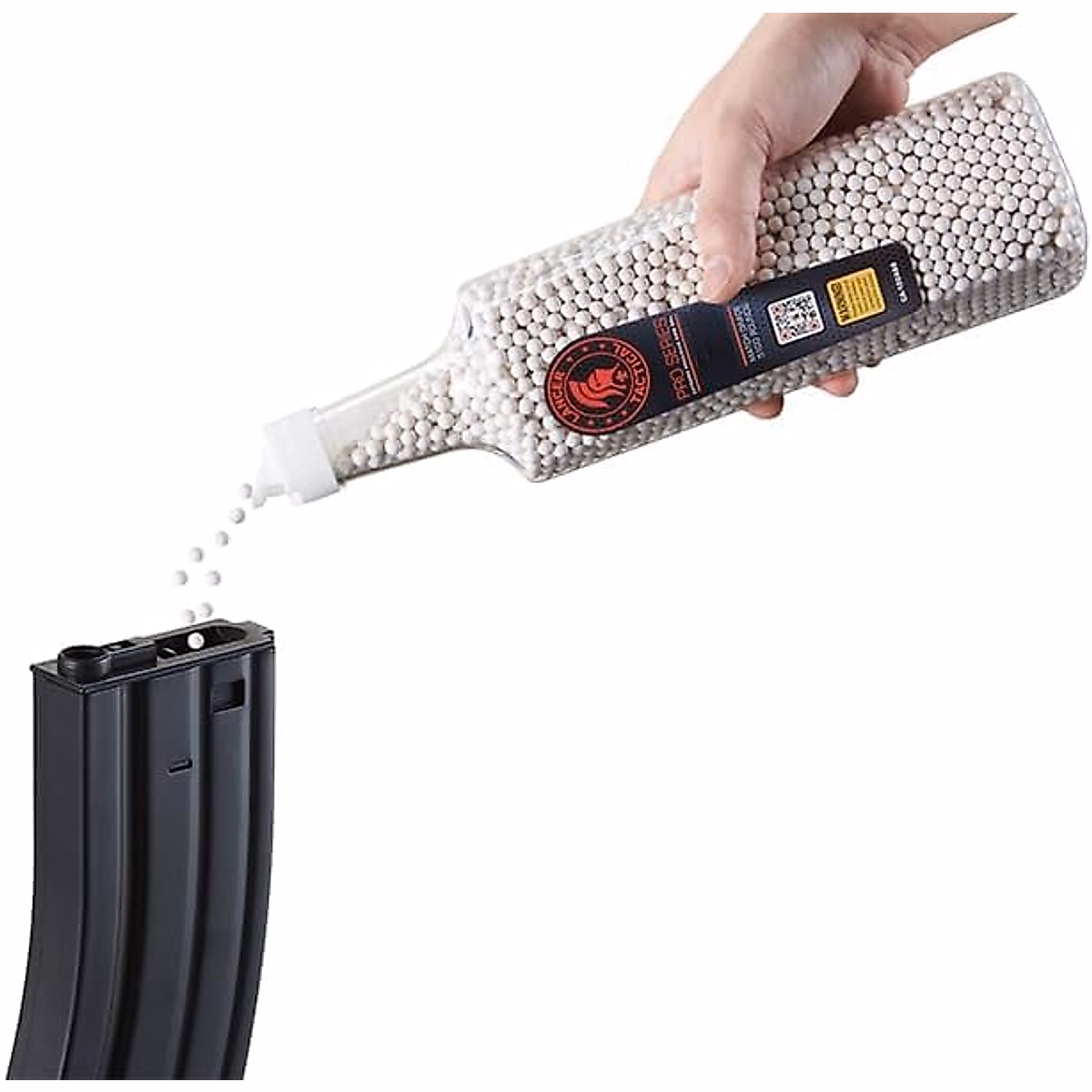 Lancer Tactical Biodegradable Airsoft BBS Premium Polished 6mm-5,100 Count-Certified (Dark Earth, 0.20g)