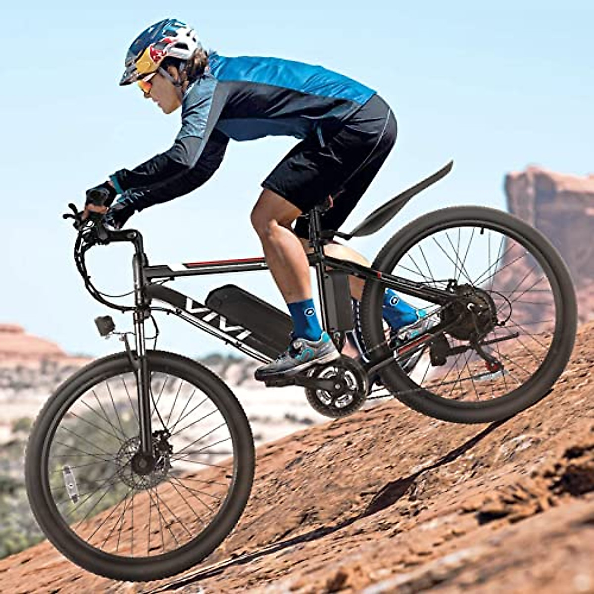 Vivi Electric Bike, Electric Bike for Adults, 26" Ebike 500W Adult Electric Bicycles, 20MPH Electric Mountain Bike with 48V Removable Battery, Up to 50 Miles, Cruise Control, Shimano 21 Speed