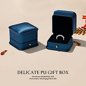 SMILEST Princess Moissanite Stackable Rings for Women, 2MM D Color VVS1 Clarity Lab Created Diamond Wedding Rings 18K White Gold Plated 925 Sterling Silver Moissanite Stackable Rings for Women Gifts