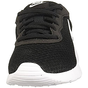 Nike Women's WMNS Tanjun Running Shoes, Black/White, 8