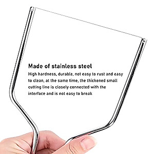 WXJ13 3 Pcs Cheese Cutter Butter Slicer Divider Stainless Steel Cheese Slicer With Cord Kitchen Slicing Knife for Bread Cake Cheese Butter Cutting