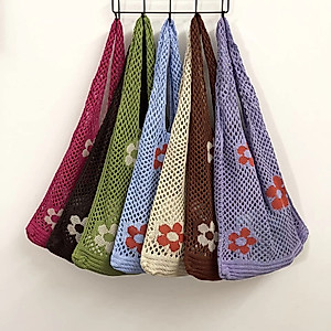 Fairycore Hobo Bag Fairy Grunge Aesthetic Hobo Bag Aesthetic Tote Bag Fairy Grunge Accessories for Women (Coffee)