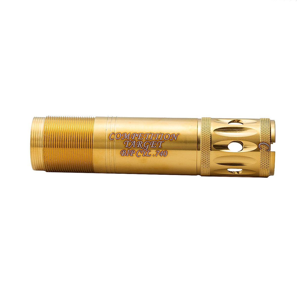 Carlsons Choke Tubes 12 Gauge for Browning Invector Plus [ Full | 0.710 Diameter ] Stainless Steel | Gold Competition Target Ported Sporting Clays Choke Tube | Made in USA