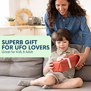 Vlish 3 Inflatable Alien - Pack of 3 Jumbo - Green, Purple and Blue Inflate Martian Aliens Toy for All Ages, Great for Halloween Party Decorations and Birthday, Area 51-32" x 12"