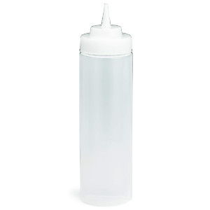 Tablecraft 24 oz Wide Mouth Squeeze Dispenser [Set of 12]