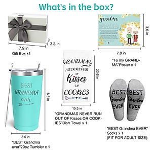 Grandma Birthday Gifts, Grandma Gift Ideas, Christmas Gifts for Grandma from Grandchildren/Granddaughter/Grandson, Great Grandma Grandmother Gifts, Best Grandma Gifts, New Grandma Gifts First Time