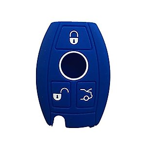 Rpkey Silicone Keyless Entry Remote Control Key Fob Cover Case protector Replacement Fit For Mercedes Benz W203 W210 W211 AMG W204 C E R CL GL S SL BGA CLS CLK CLA SLK Case Classe IYZ3312 MB-KEYPROG2