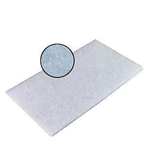 Hemway 2 x White Paint Buffing Pads - for use Glitter Paint Additives - Unleashes Thousands More Glitter Crystals