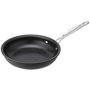 Cuisinart 11-Piece Set Advantage Nonstick Cookware, Black & 622-20 Chef's Classic 8-Inch Open Skillet Nonstick-Hard-Anodized