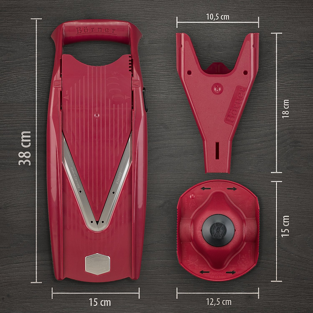 Swissmar Borner V Power Mandoline (Red)