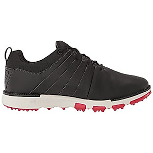 Skechers mens Elite Tour Sl Waterproof Golf Shoe, Black/Red, 13 US