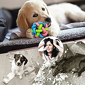 Squeaky Dog Toys for Puppy Small Dogs 18 Units Stuffed Toys with Rubber Toys in Bulk Plush Dog Toy Safe Fetch Chew Toys Pack for Chewing and Teething