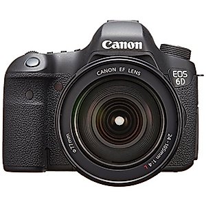 Canon EOS 6D with EF 24-105mm F4L IS USM Lens - International Version (No Warranty)
