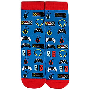 Lavley - Nerd Socks - Funny Gifts for Book Lovers, Music Lovers, Men and Women (US, Alpha, One Size, Regular, Regular, DND Gaming)