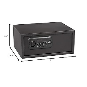 Bulldog Cases BD1035 Standard Digital Lap top Vault, Black, 17" X 14.5" X 7.7"