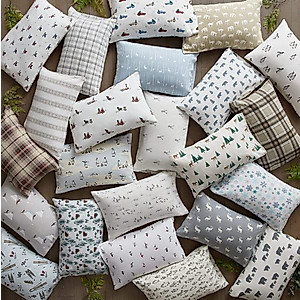 Eddie Bauer - Queen Sheets, Cotton Flannel Bedding Set, Brushed For Extra Softness, Cozy Home Decor (Deer Lodge, Queen)