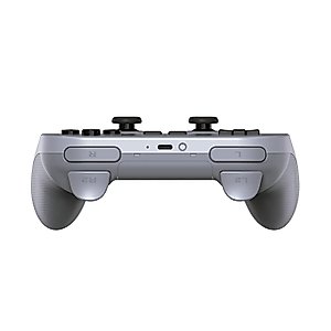 8BitDo Pro 2 Bluetooth Controller for Switch, PC, Android, Steam Deck, Gaming Controller for iPhone, iPad, macOS and Apple TV (Gray Edition)