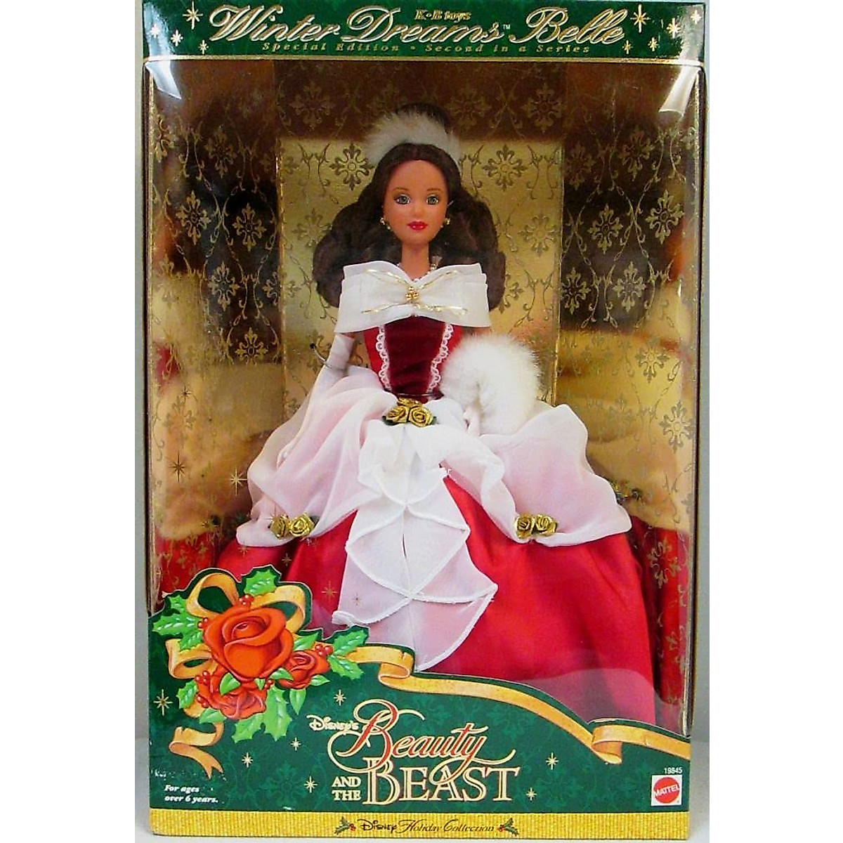 Disney's Beauty and the Beast Winter Dreams Belle Barbie from the Disney Holiday Collection