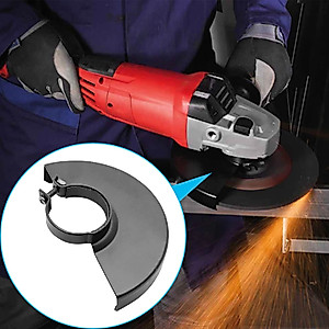 Jiozermi 2Pcs Metal Angle Grinder Guard, Black Adjustable Angle Grinder Shield Protective Cover Wheel Safety Guard