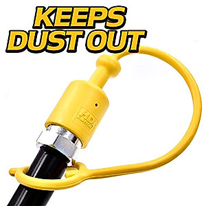 HD Switch 8 Pack Hydraulic Quick Coupler Dust Cap & Plug Set fits 1/4" ISO John Deere 120R D120 D160 H120 H160 H165 X950R 54D 60D 1023E 1025R 1026R 2025R 2026R 2032R 2036R 2038R 2305 2320 2720 2520