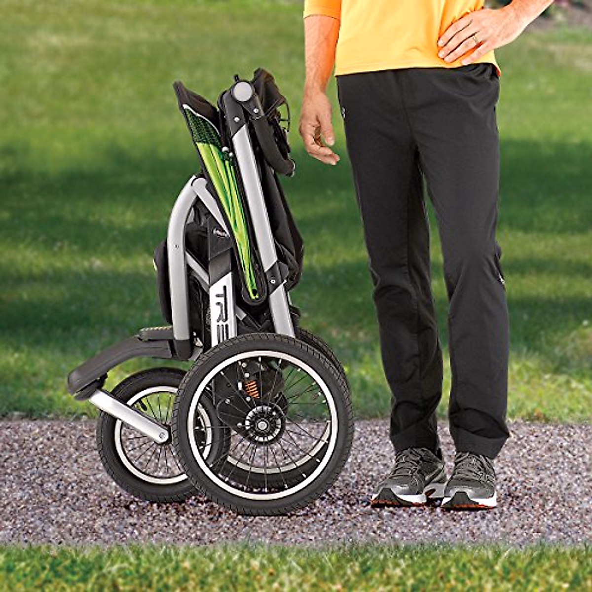 Chicco TRE Jogging Stroller - Titan | Black/Grey