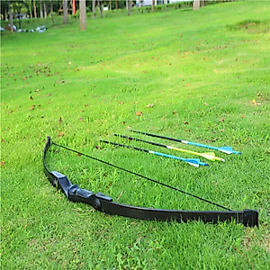 Monsour Archery 53" Takedown Recurve Bow and Arrows Set for Adults Right Hand Longbow Kit Straight Bow for Beginner Shooting Practice 30 40lb (40lb)