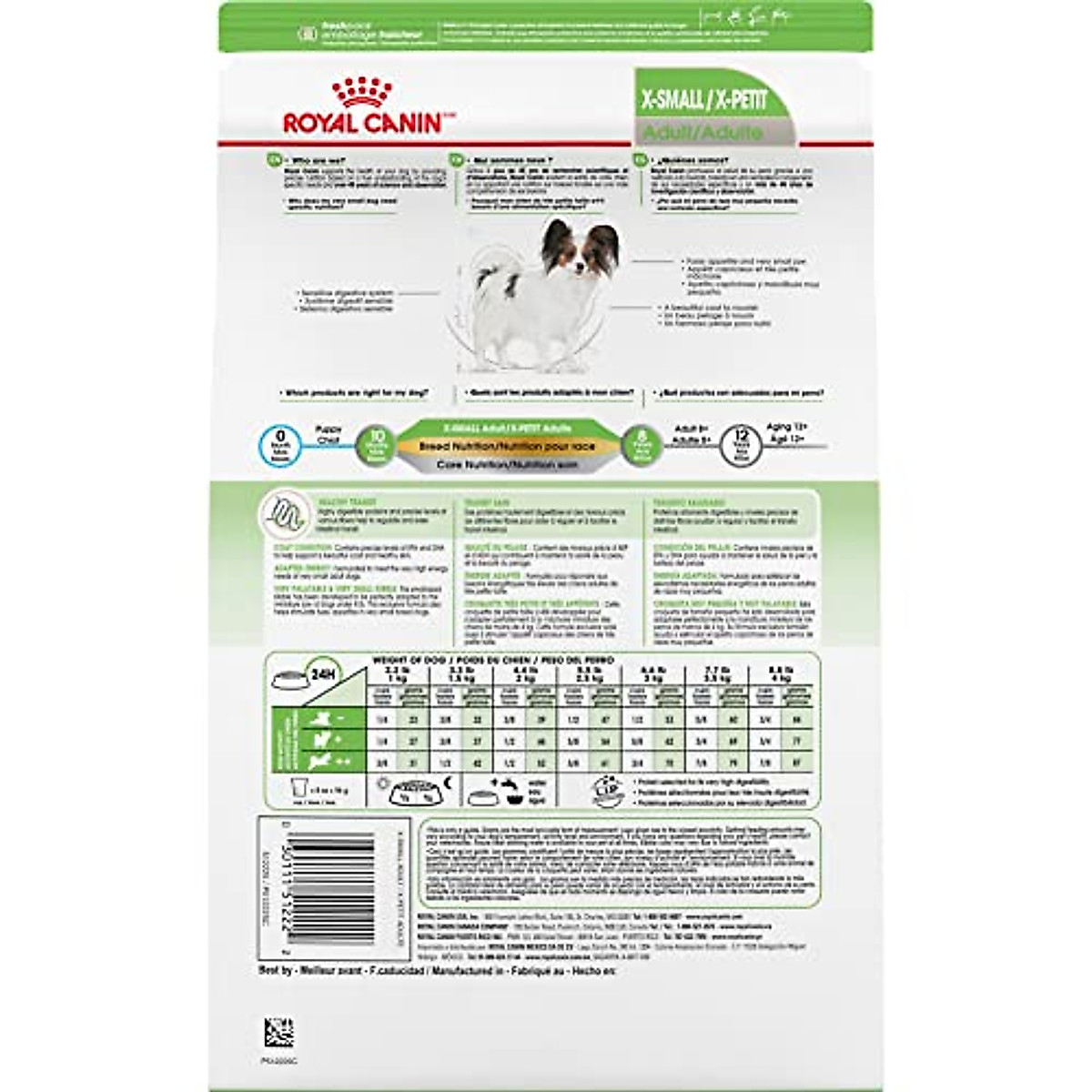 Royal Canin X-Small Adult Dry Dog Food, 2.5 lb bag