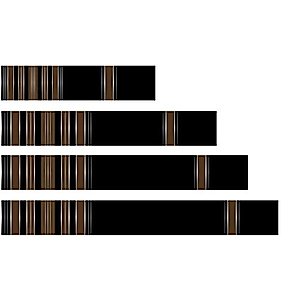 White Water Archery Non-Laminated Brown Traditional 11 Crest Arrow Wraps 15 pk Choose Length Width (9, 75)