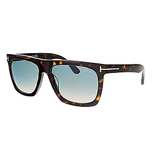 Tom Ford FT0513 Morgan Square Sunglasses, Dark Havana, 57-16-140