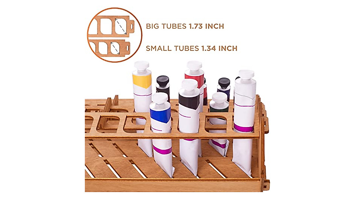 Organize Your Art Supplies with PLYDOLEX Corner Paint Tube Organizer