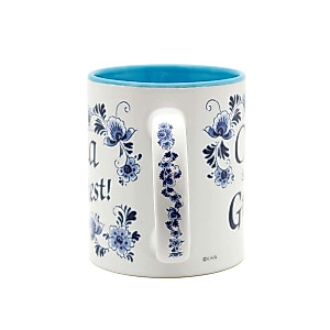 E.H.G | Essence of Europe Gifts - 12 oz. Ceramic Coffee Mug, Oma is the Greatest Design - Blue Ceramic Mug, German or Dutch Grandma - Quality Coffee Mug - BLUE
